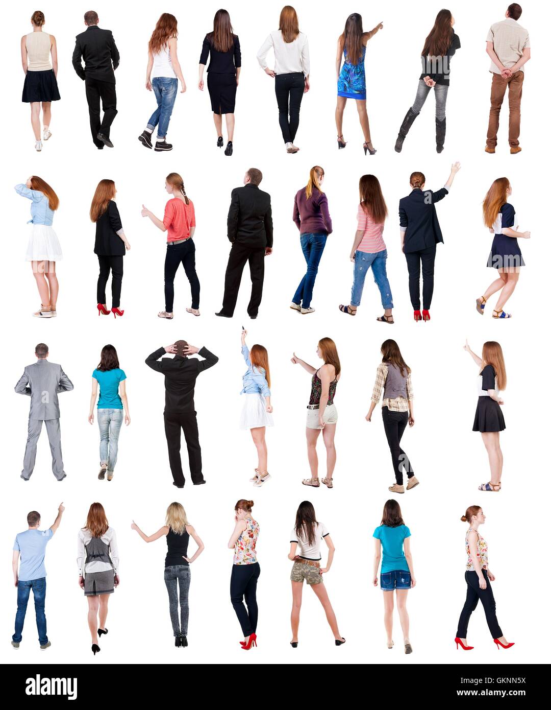 collection " back view of people Stock Photo - Alamy