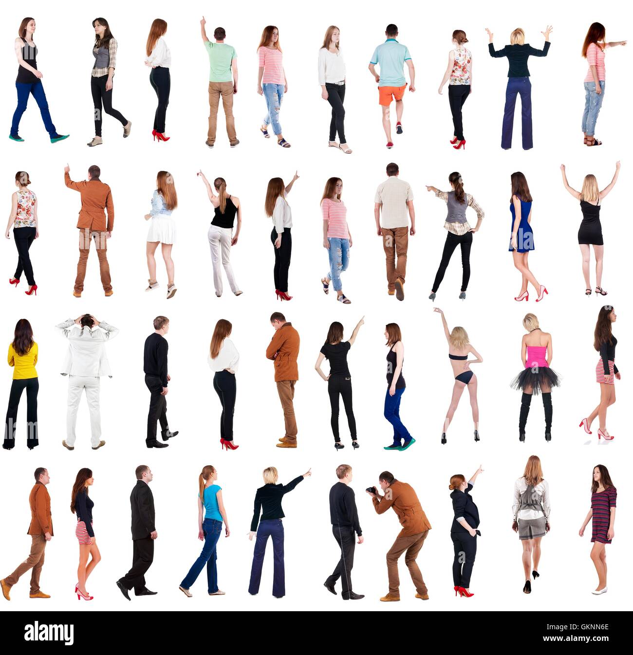 collection " back view of people Stock Photo - Alamy