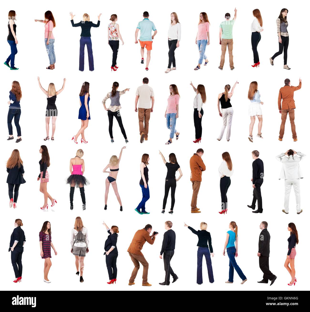 collection " back view of people Stock Photo - Alamy