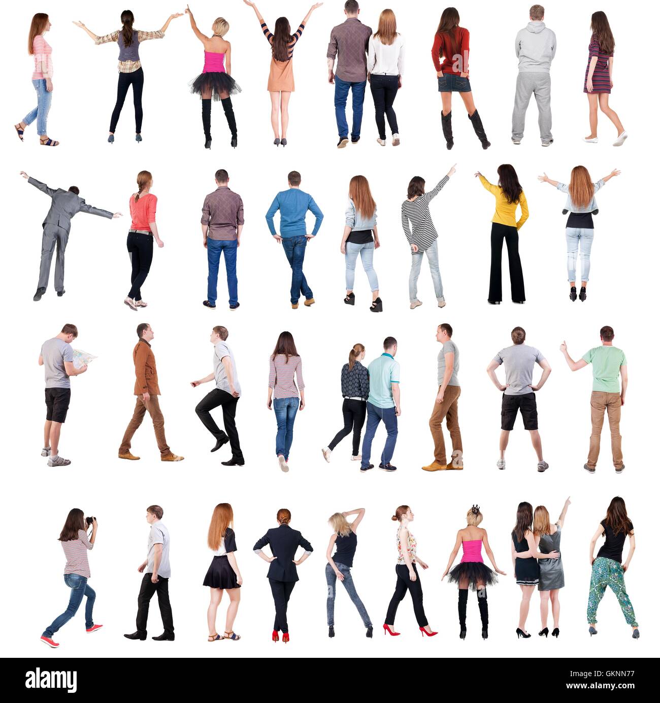collection " back view of people Stock Photo - Alamy
