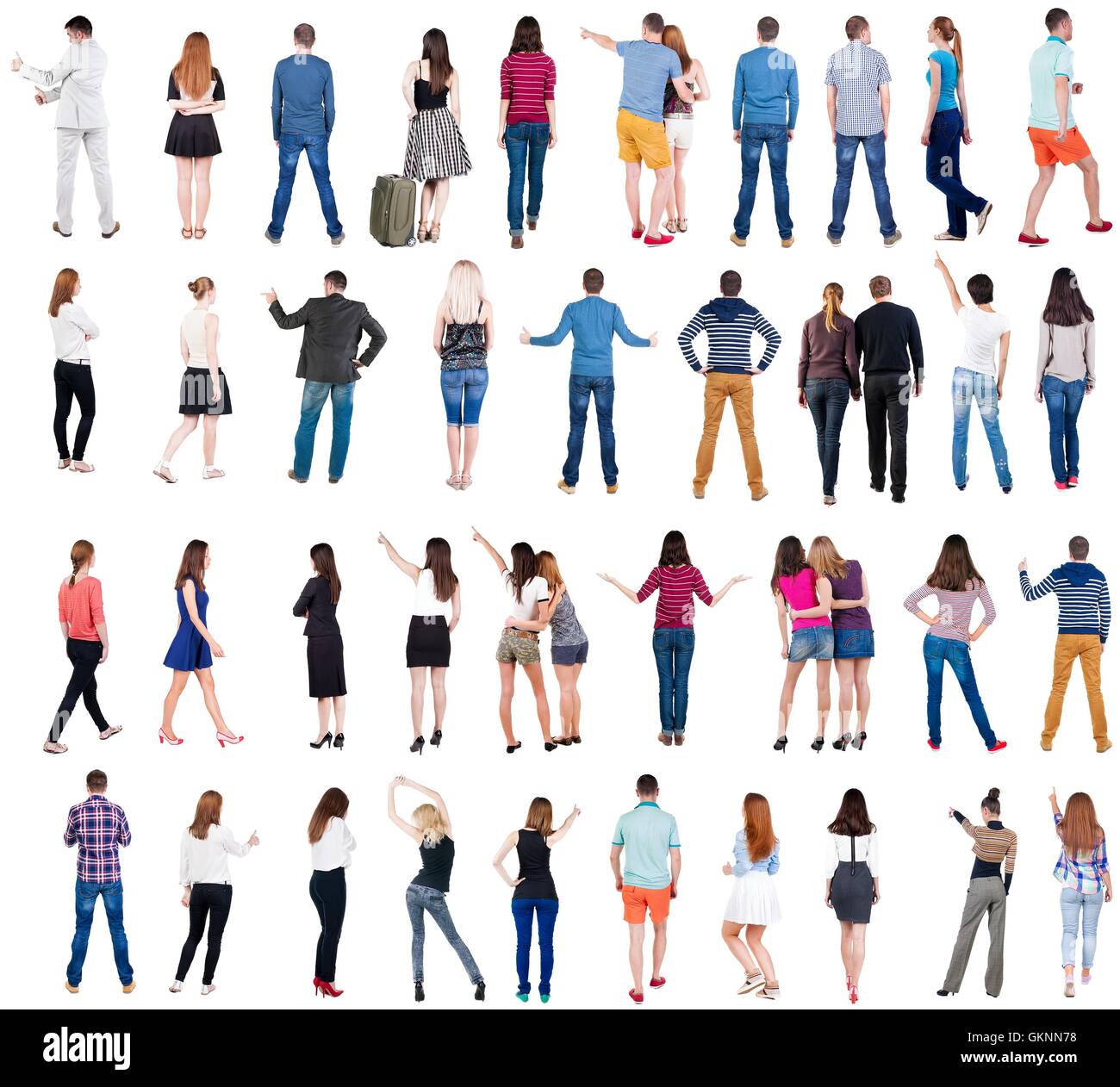 collection " back view of people Stock Photo - Alamy