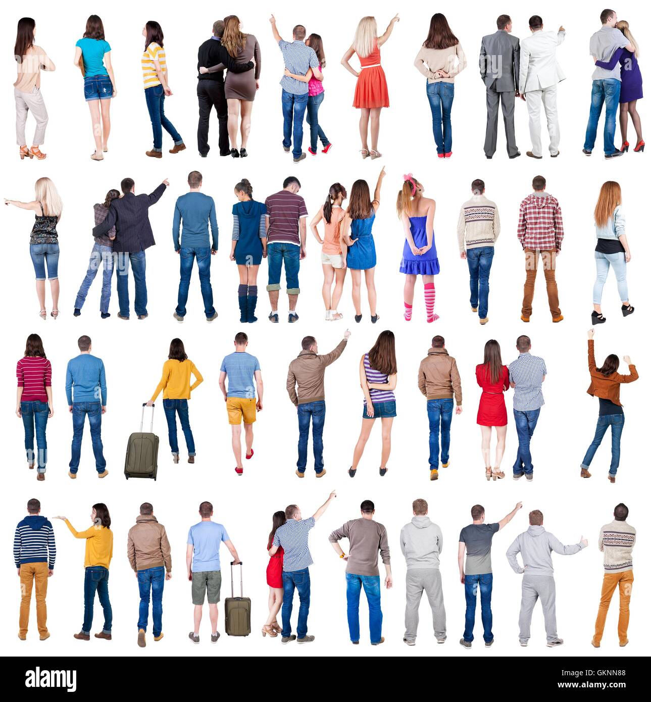 collection " back view of people Stock Photo - Alamy