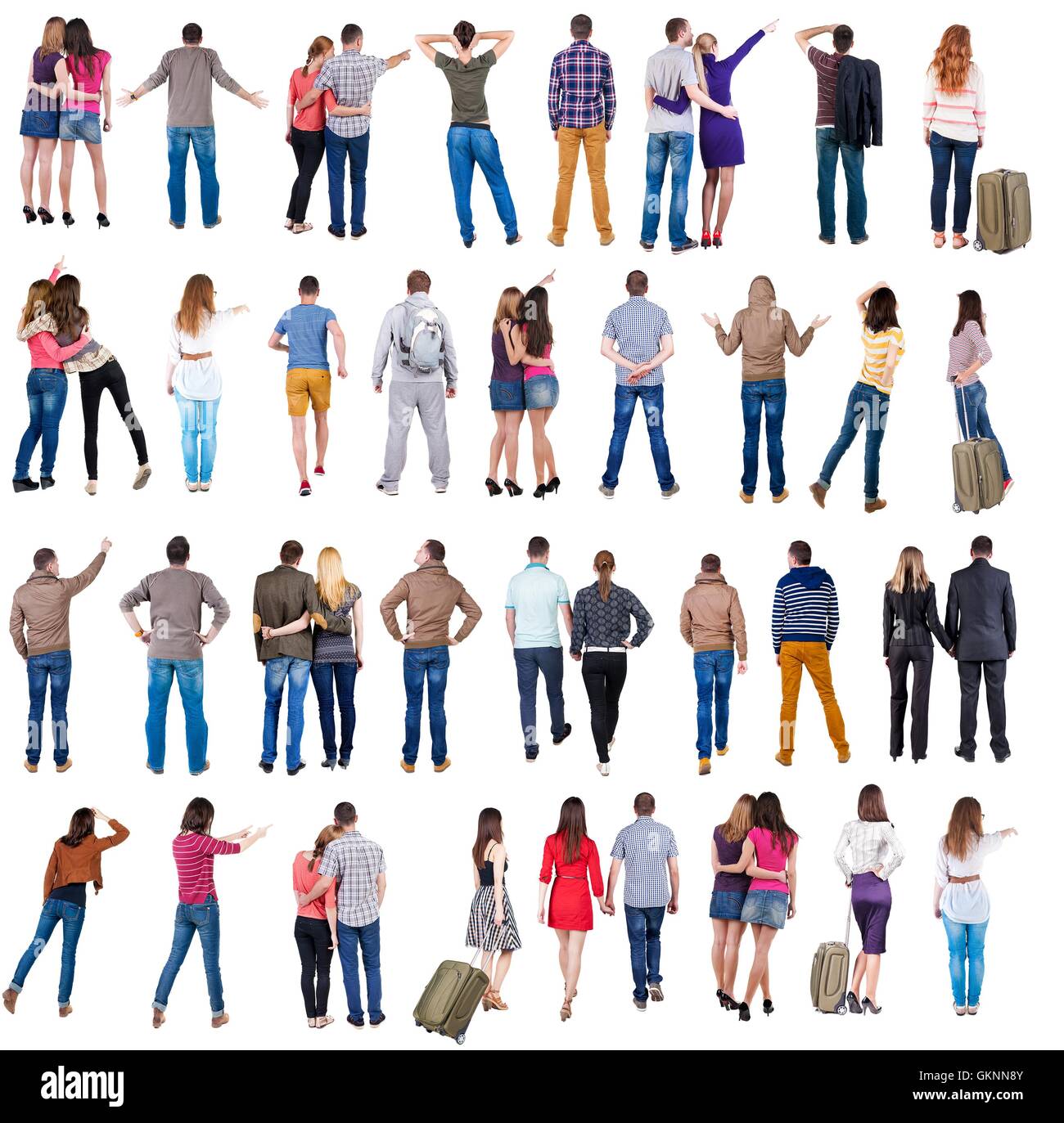 collection " back view of people Stock Photo - Alamy