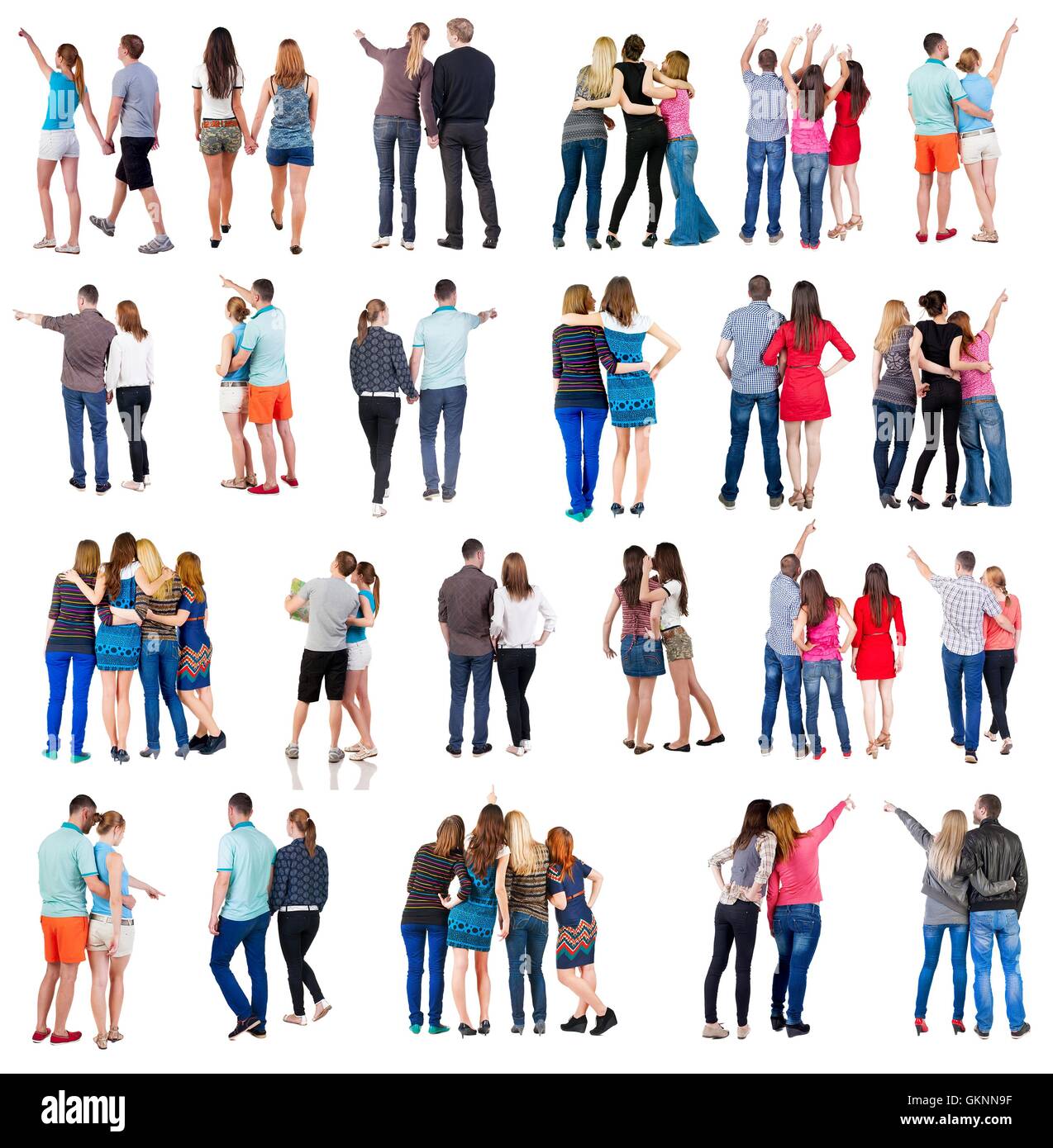 collection " Back view of group people Stock Photo - Alamy