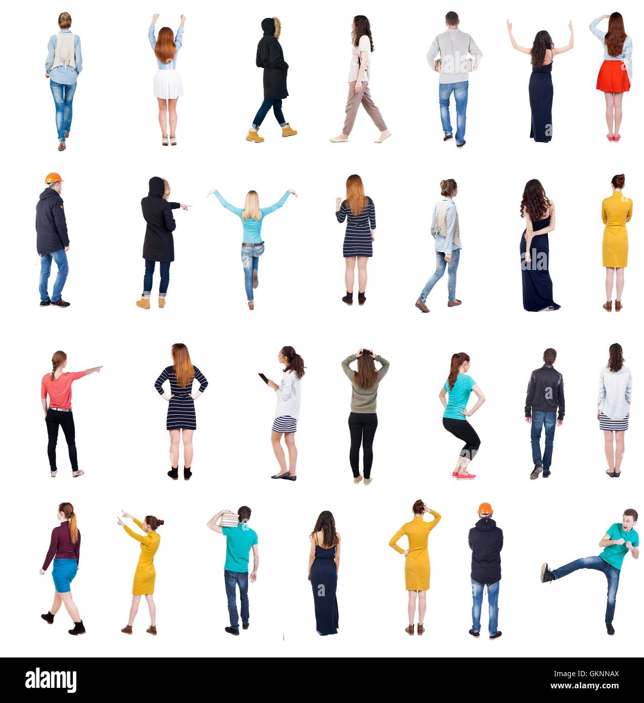 Collection " Back view people Stock Photo - Alamy