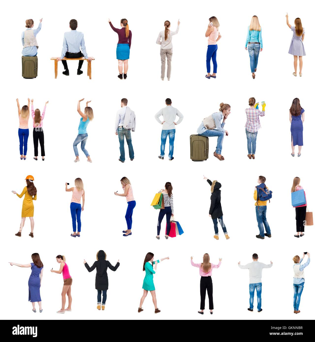 Collection " Back view people Stock Photo - Alamy