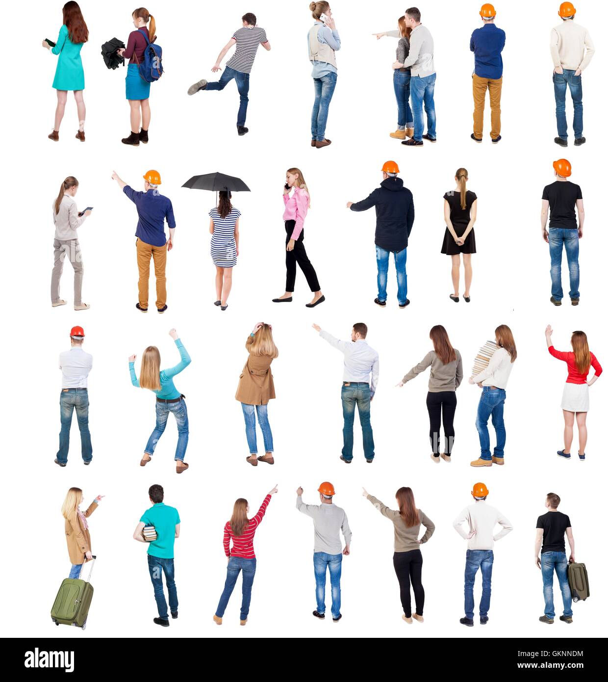Collection " Back view people Stock Photo - Alamy