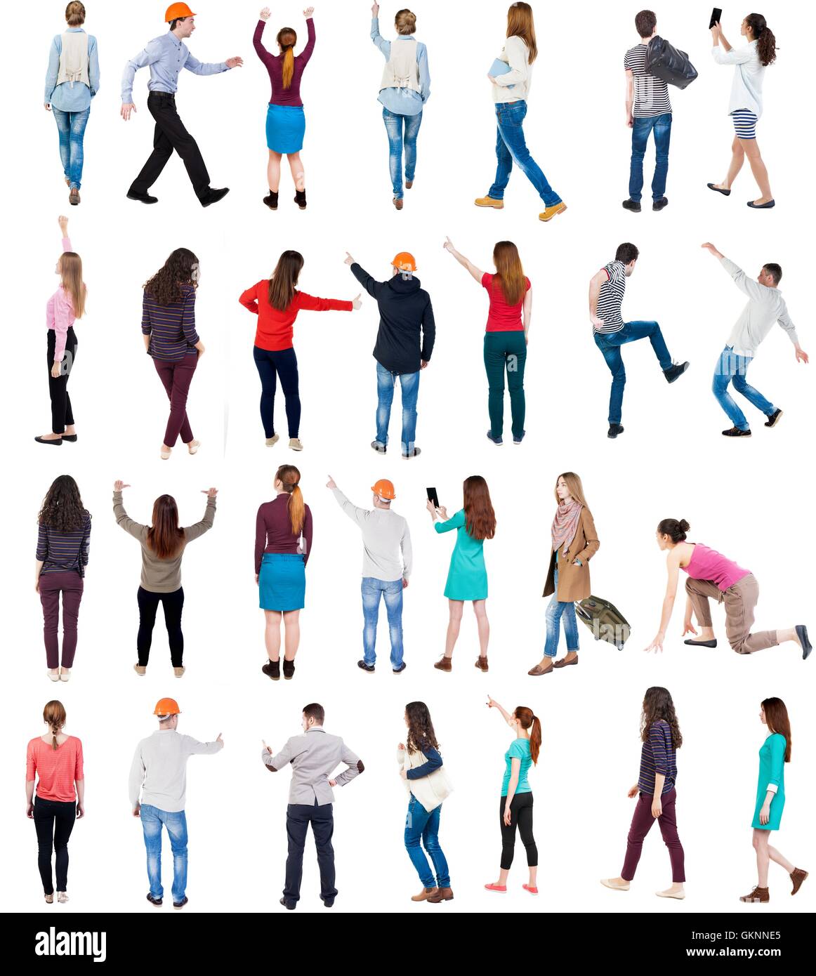 Collection " Back view people Stock Photo - Alamy