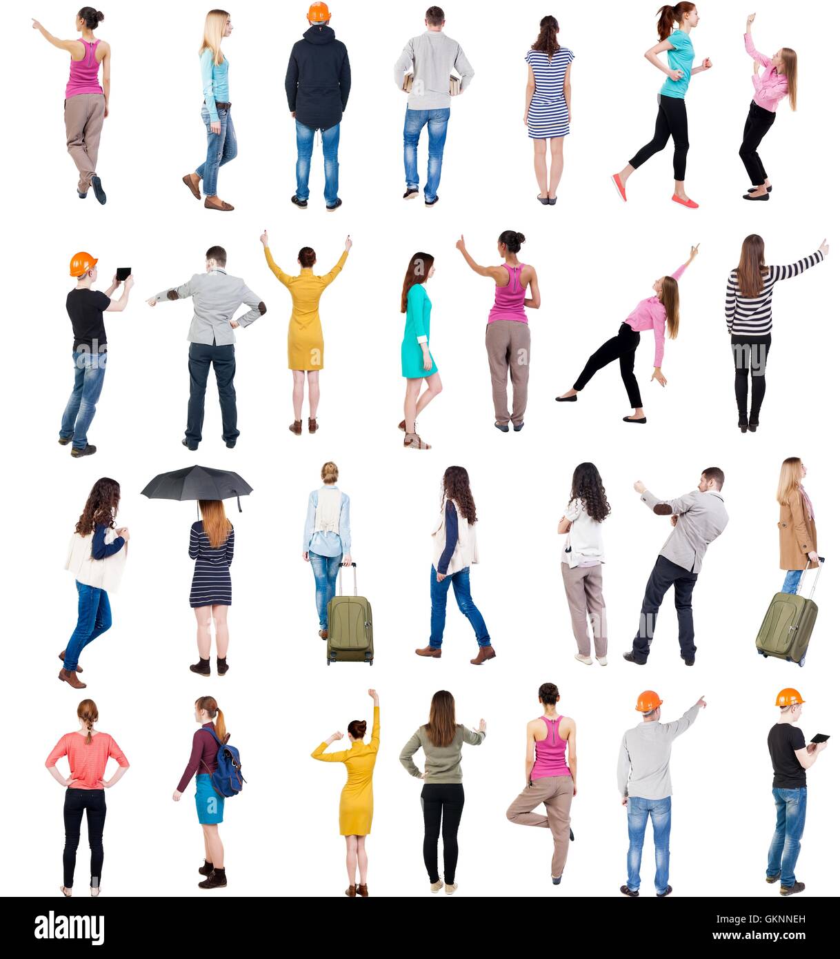 Collection " Back view people Stock Photo - Alamy