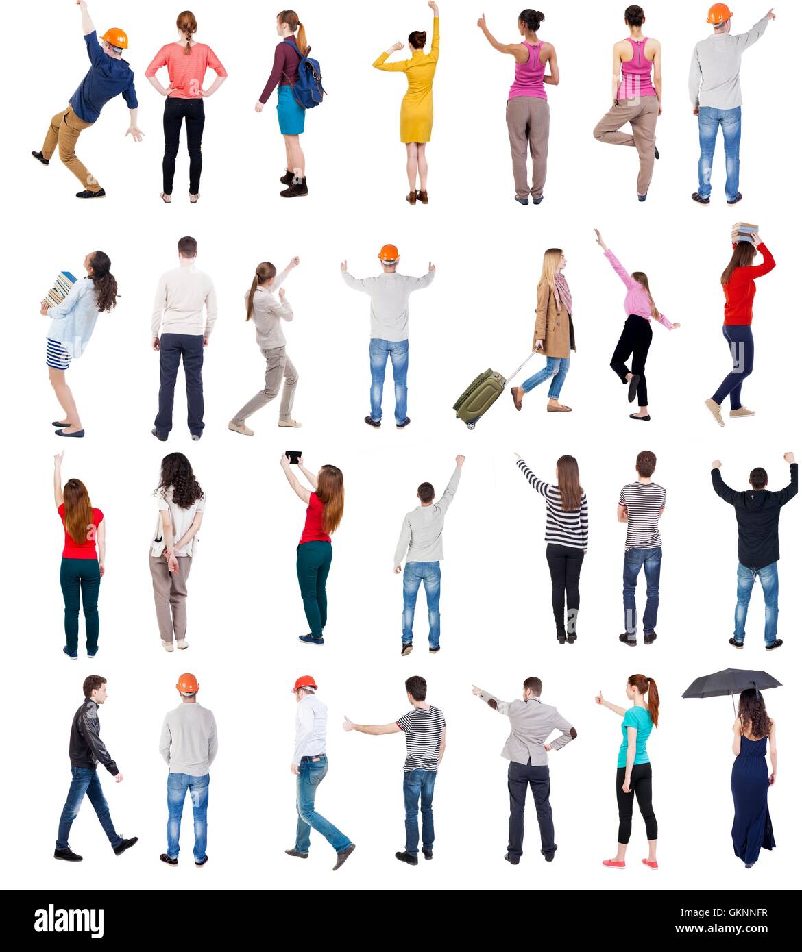 Collection " Back view people Stock Photo - Alamy