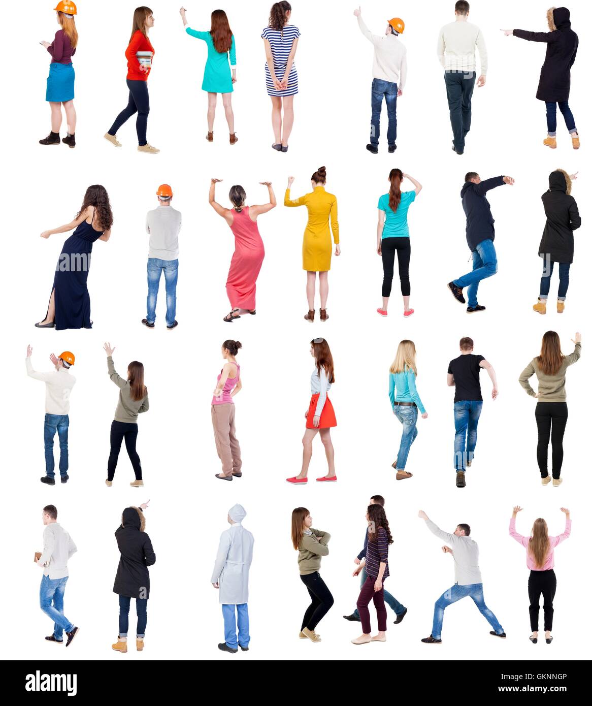 Collection " Back view people Stock Photo - Alamy