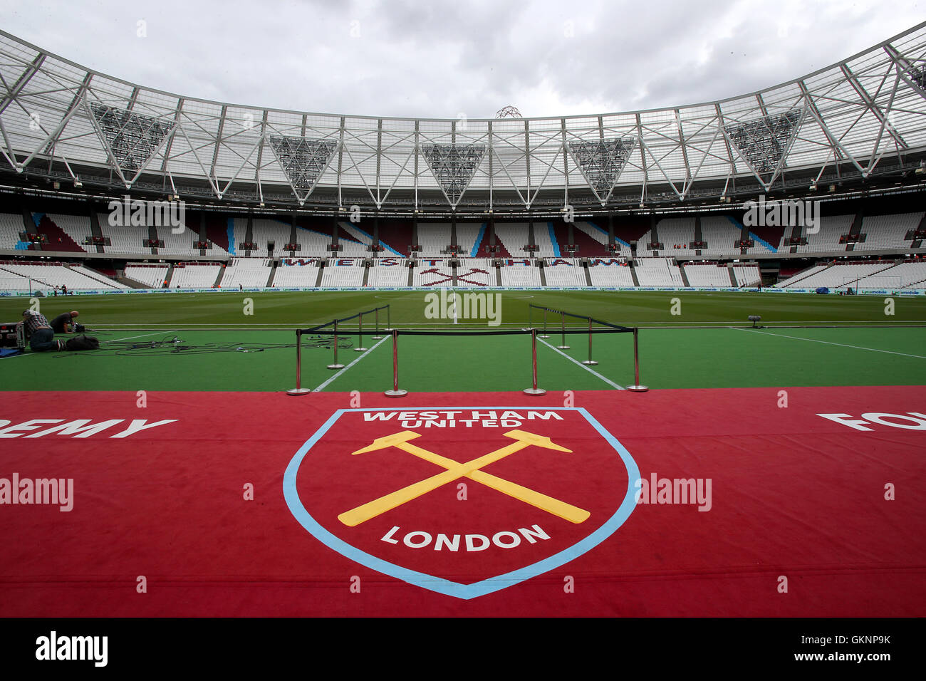 General view of the pitch before the Premier League match at the London ...
