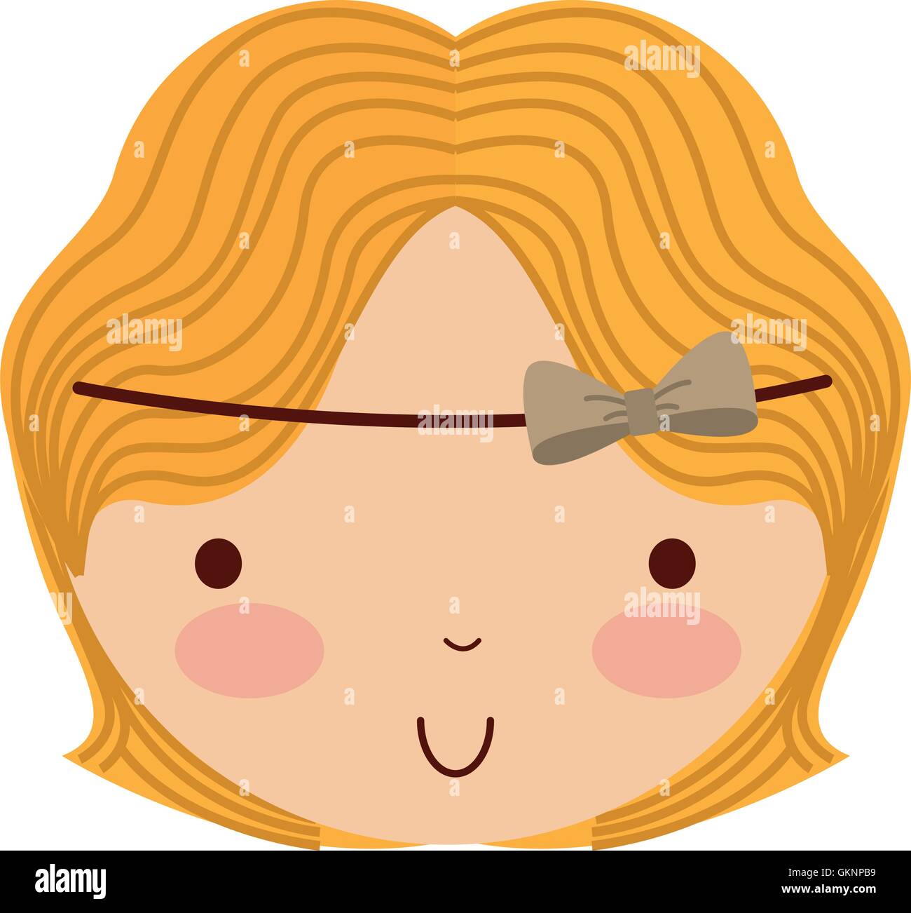 little cute girl isolated icon Stock Vector Image & Art - Alamy