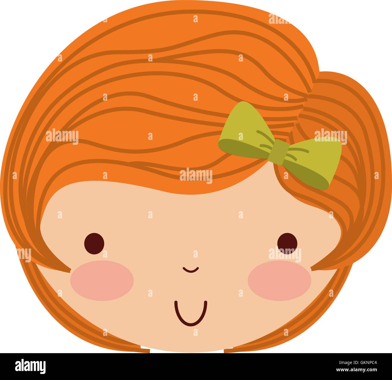 little cute girl isolated icon Stock Vector Image & Art - Alamy