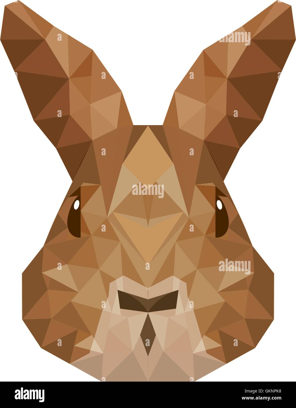 Rabbit low polygon art hi-res stock photography and images - Alamy