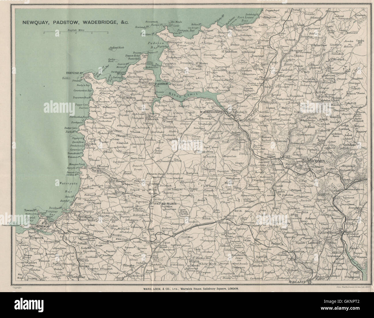 Map of padstow hi-res stock photography and images - Alamy