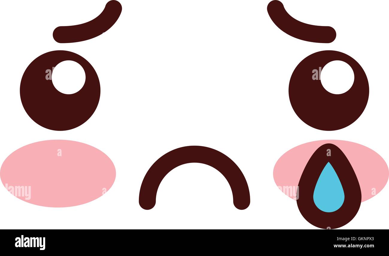 face emoticon cute square icon Stock Vector Image & Art - Alamy