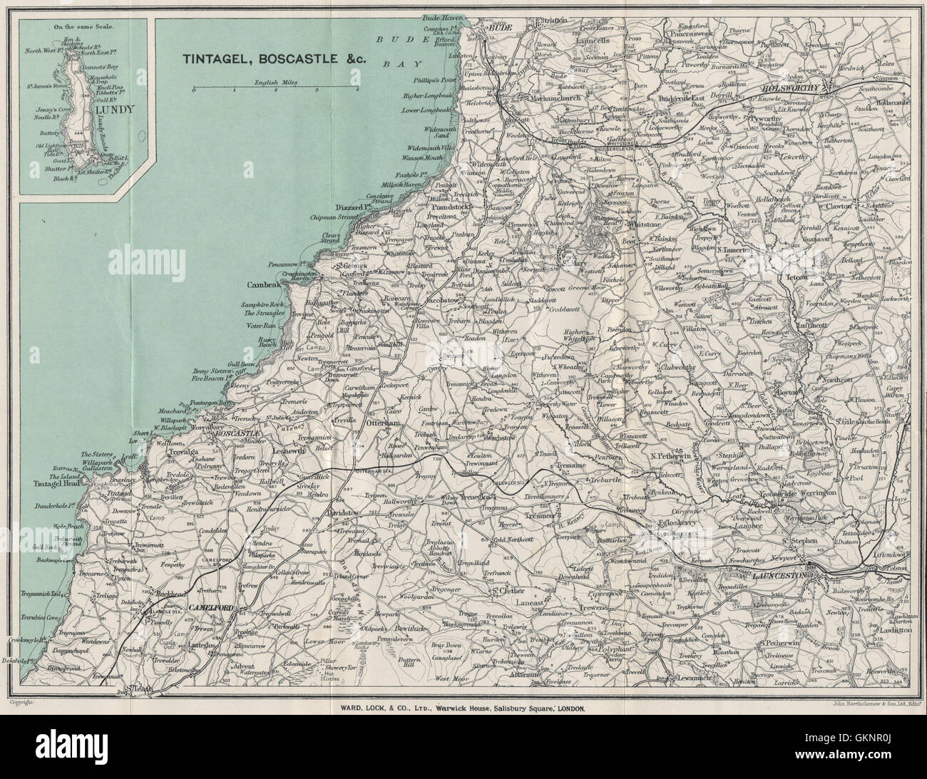 WIDEMOUTH BAY-PENTIRE POINT COAST. Tintagel Boscastle Lundy Launceston ...