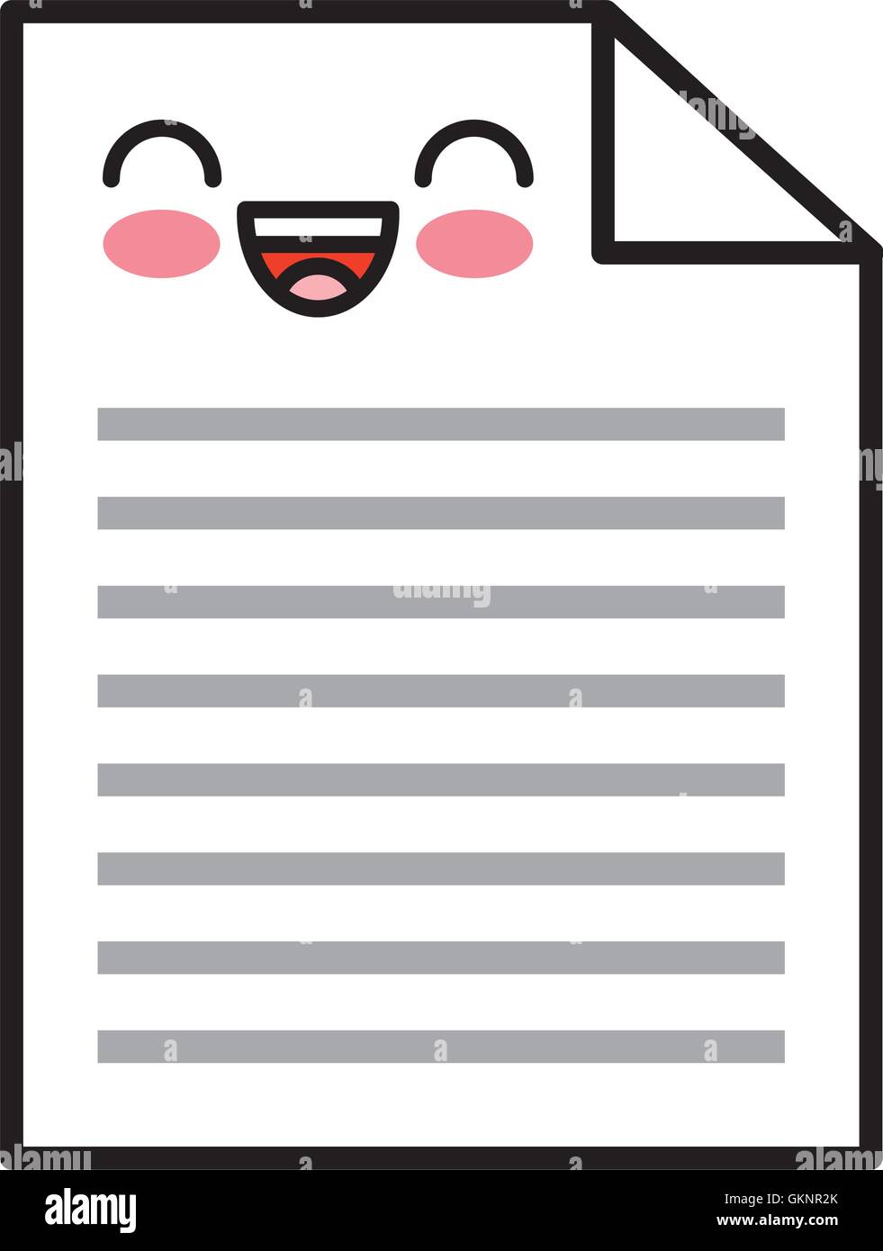 document paper file isolated icon Stock Vector Image & Art - Alamy