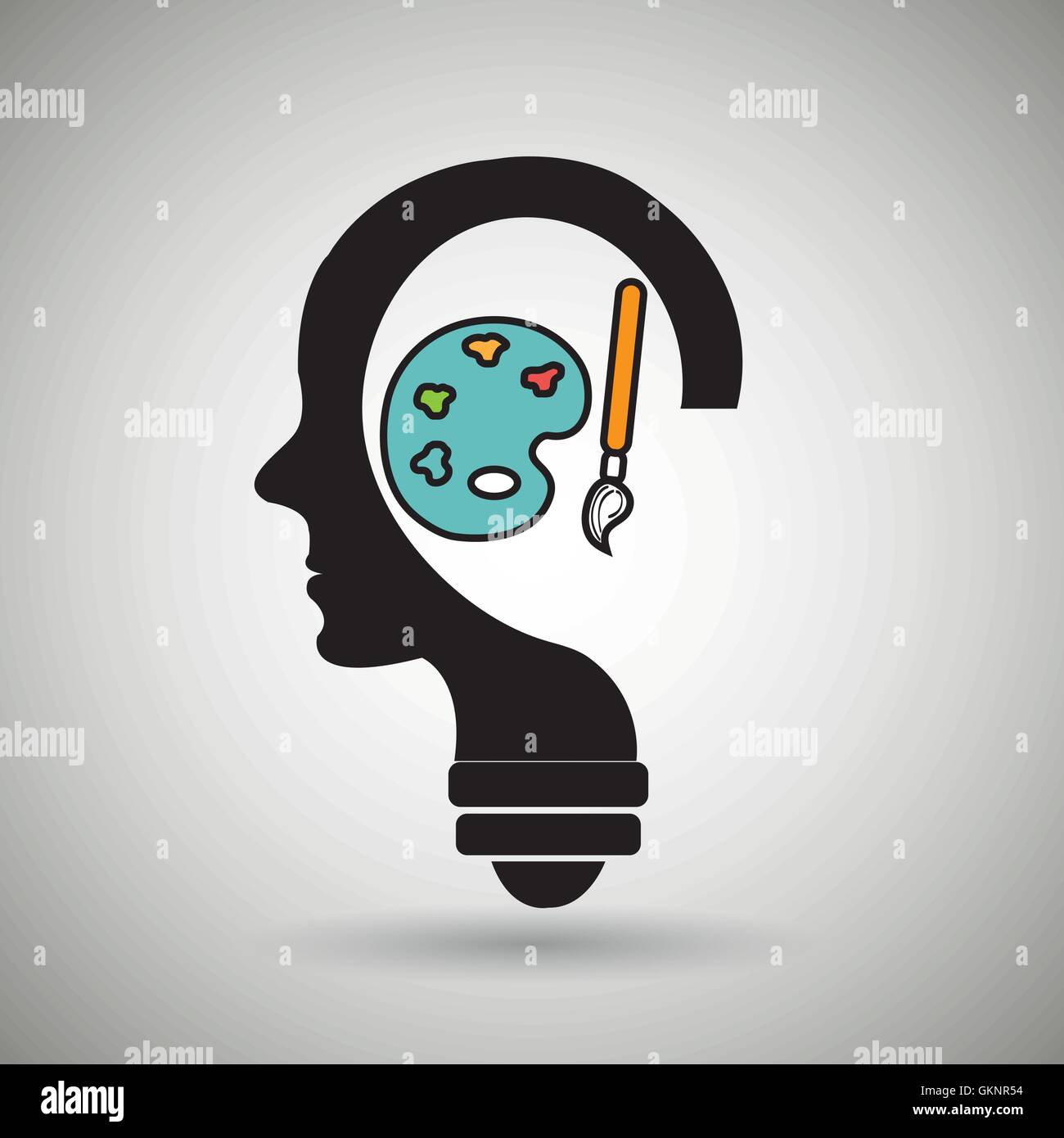 silhouette idea creativity icon Stock Vector Image & Art - Alamy