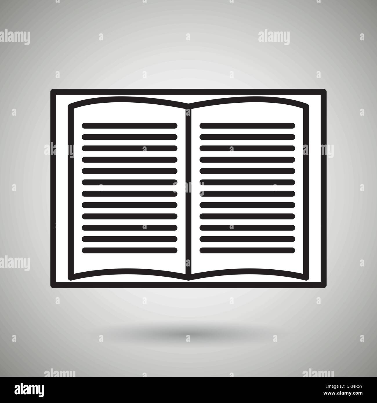 book literature library icon Stock Vector Image & Art - Alamy