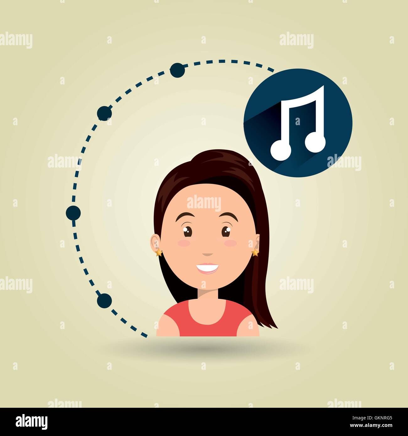 girl connection app icon Stock Vector Image & Art - Alamy