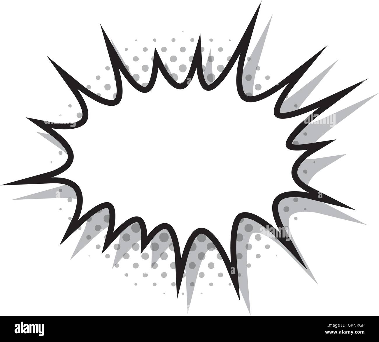 splash bubble comic isolated icon Stock Vector Image & Art - Alamy
