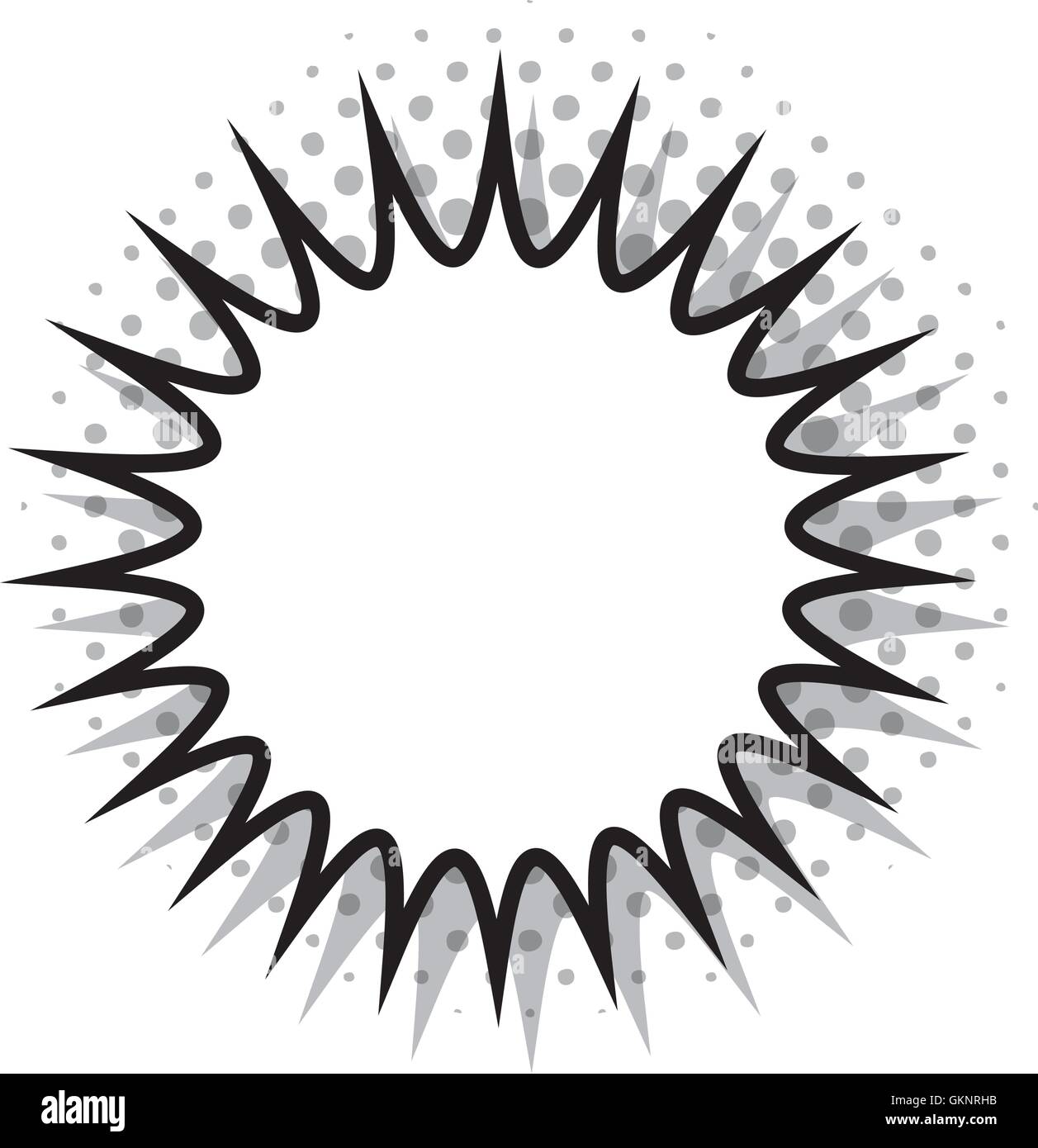 splash bubble comic isolated icon Stock Vector Image & Art - Alamy