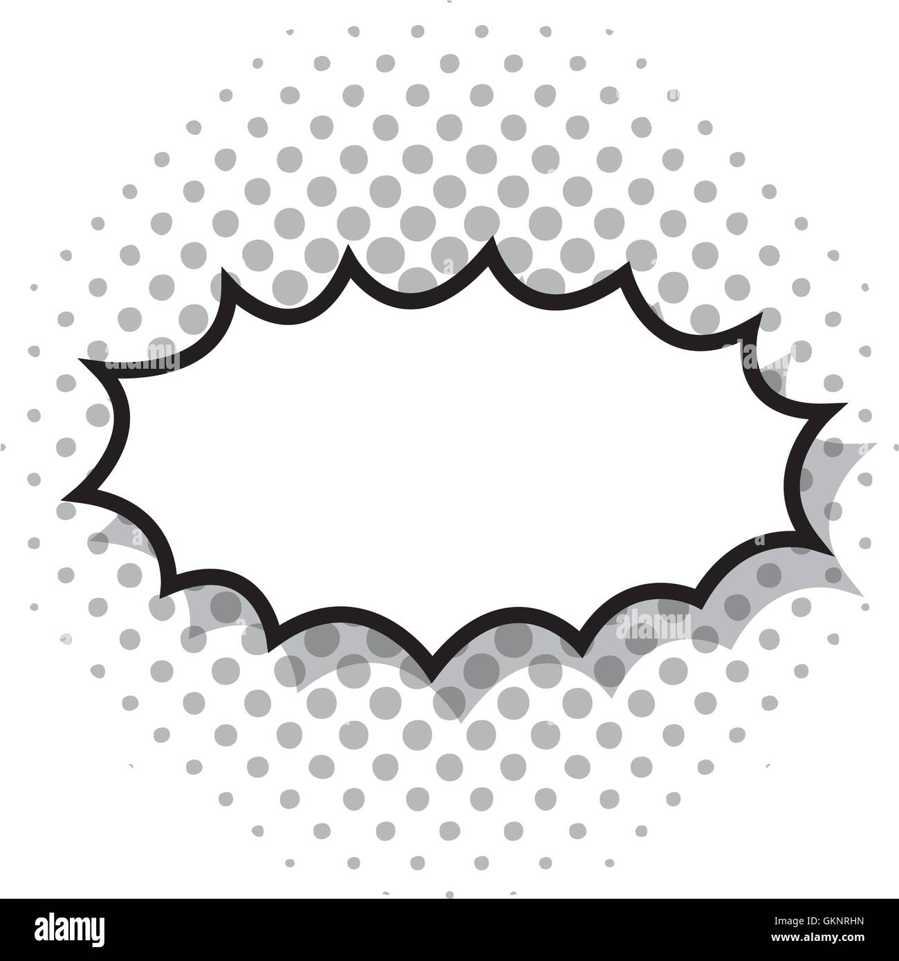 splash bubble comic isolated icon Stock Vector Image & Art - Alamy
