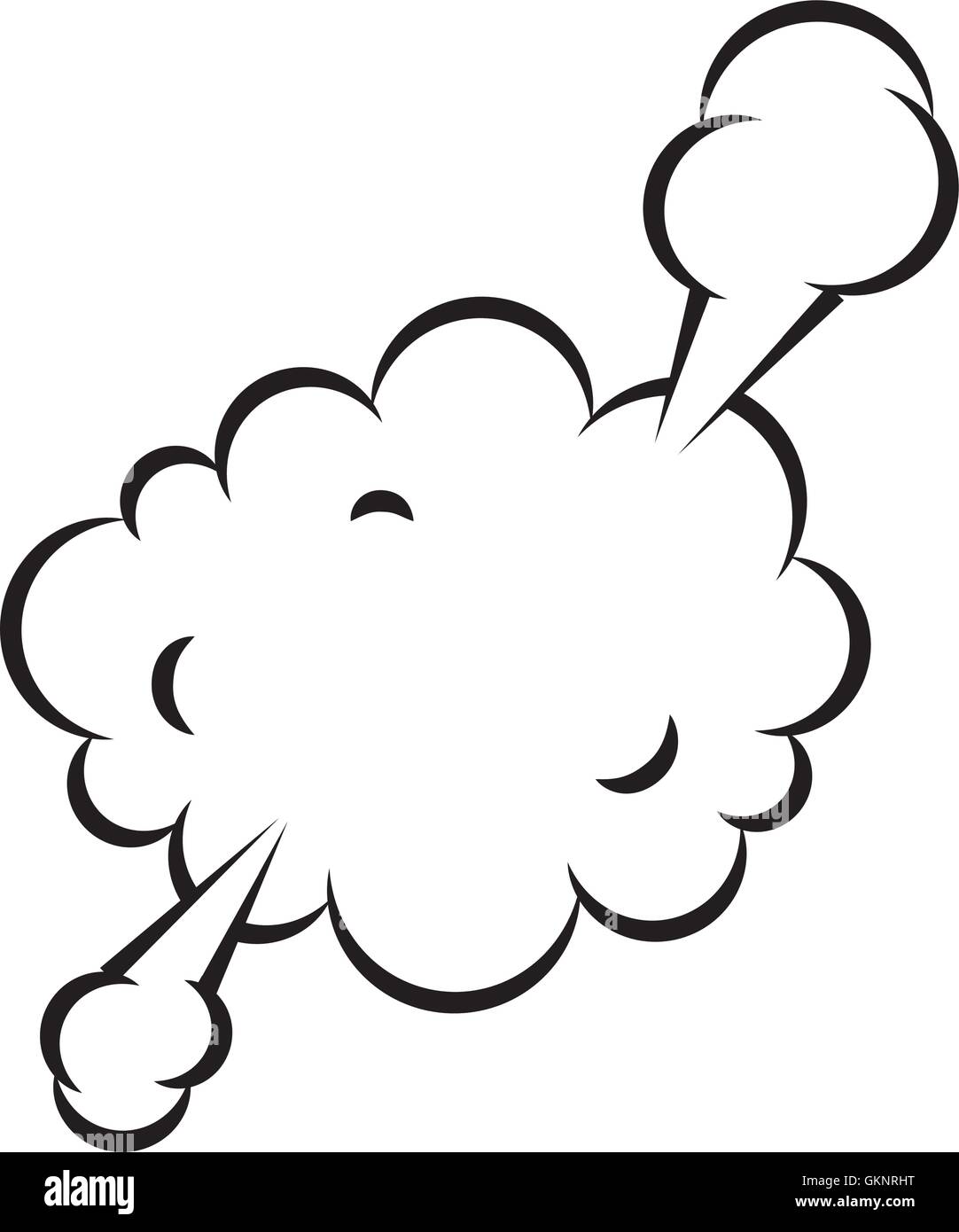 splash bubble comic isolated icon Stock Vector Image & Art - Alamy