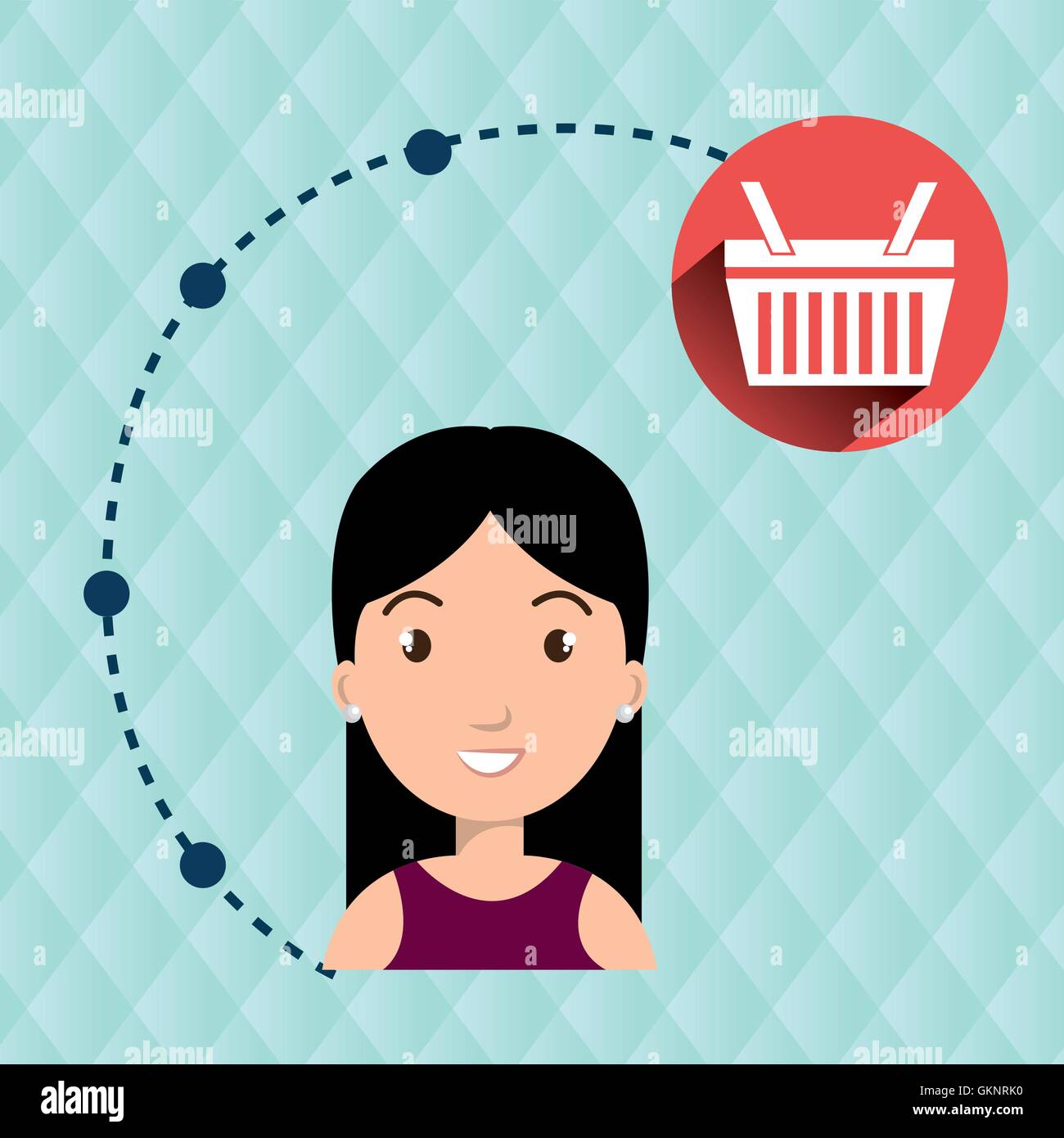 girl connection app icon Stock Vector Image & Art - Alamy