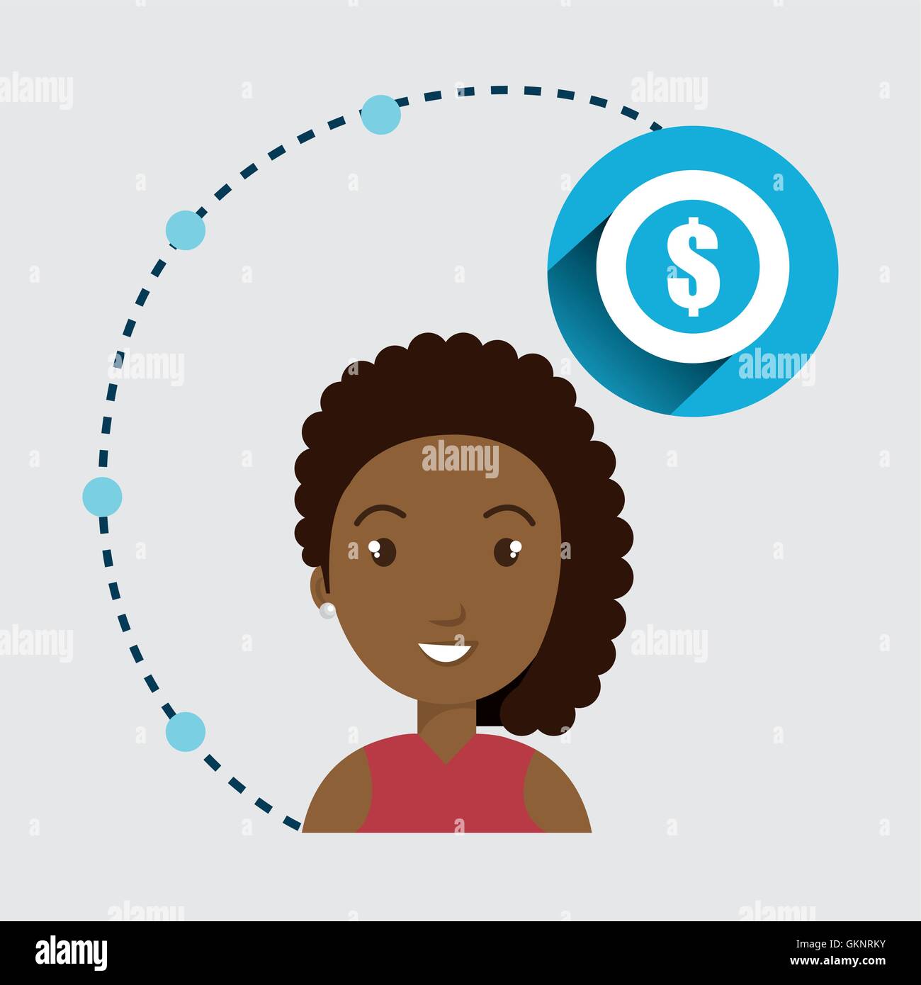 girl connection app icon Stock Vector Image & Art - Alamy