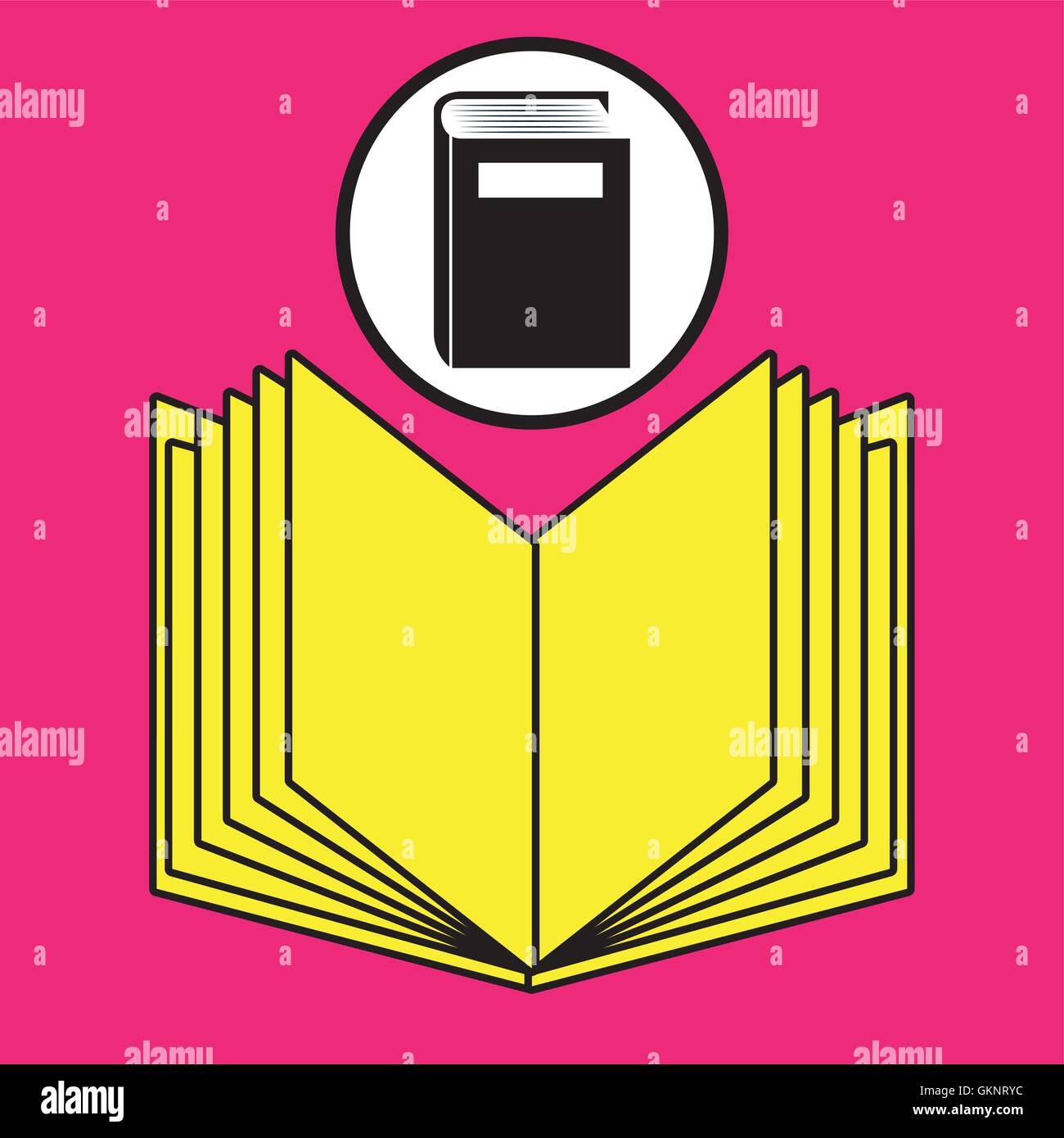 book literature library icon Stock Vector Image & Art - Alamy