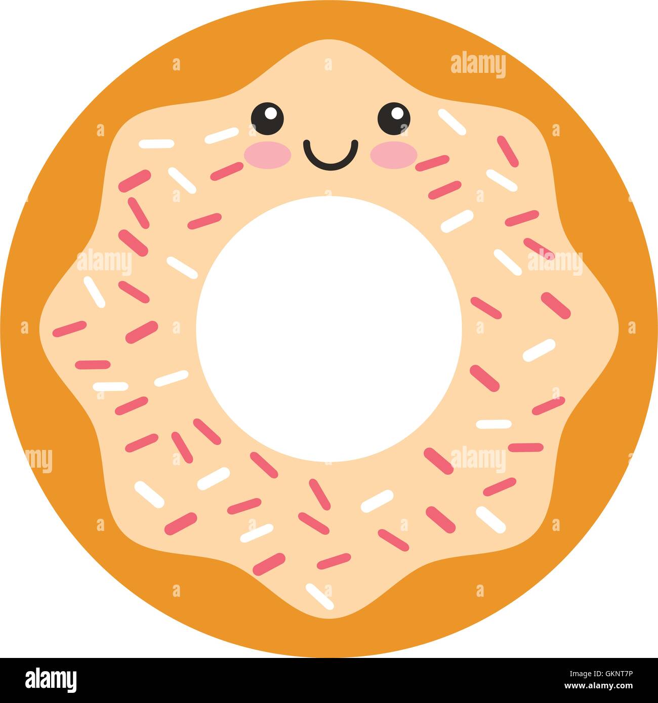 donut character isolated icon Stock Vector Image & Art - Alamy