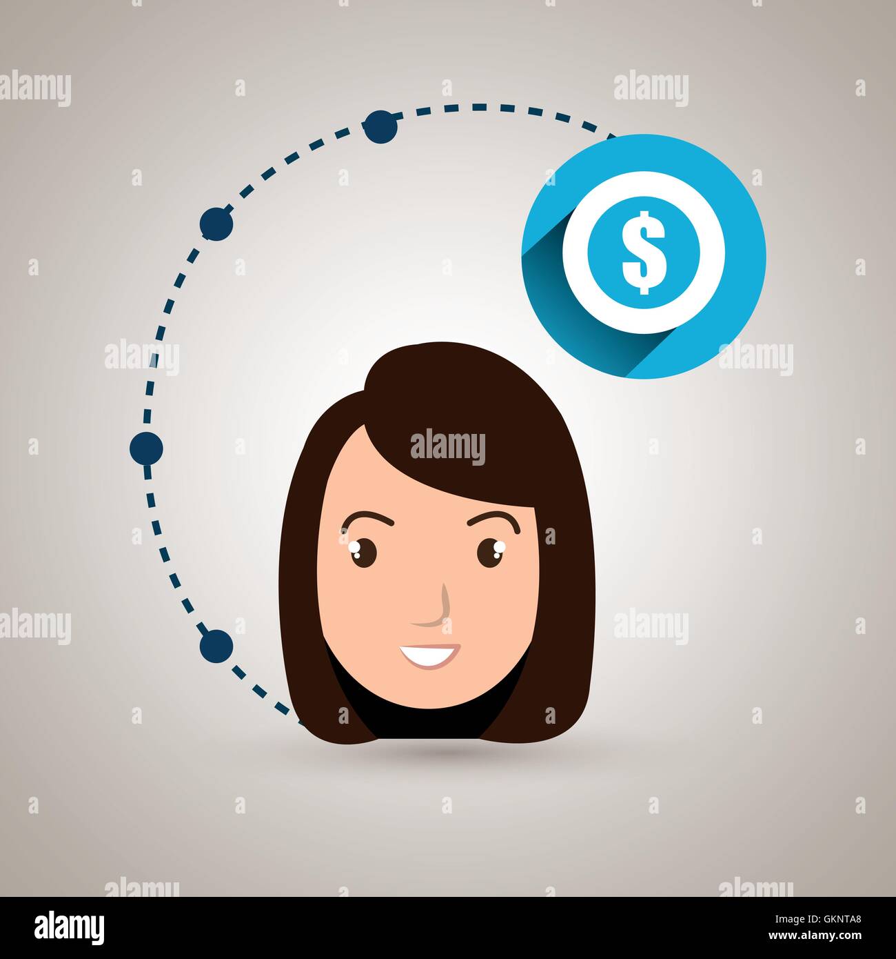 girl connection app icon Stock Vector Image & Art - Alamy