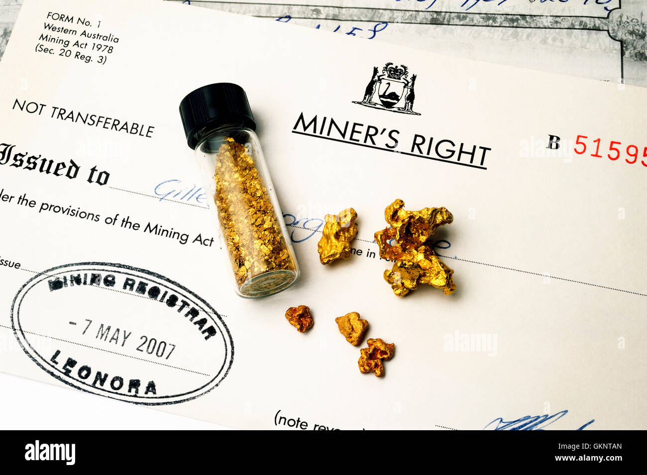 Australian mining permit issued by the police to have the right to seek ...