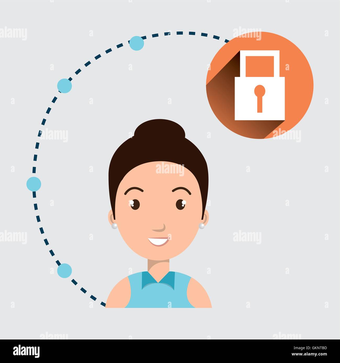 girl connection app icon Stock Vector Image & Art - Alamy