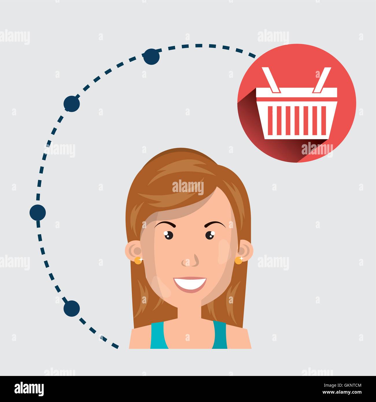 Girl Connection App Icon Stock Vector Image And Art Alamy