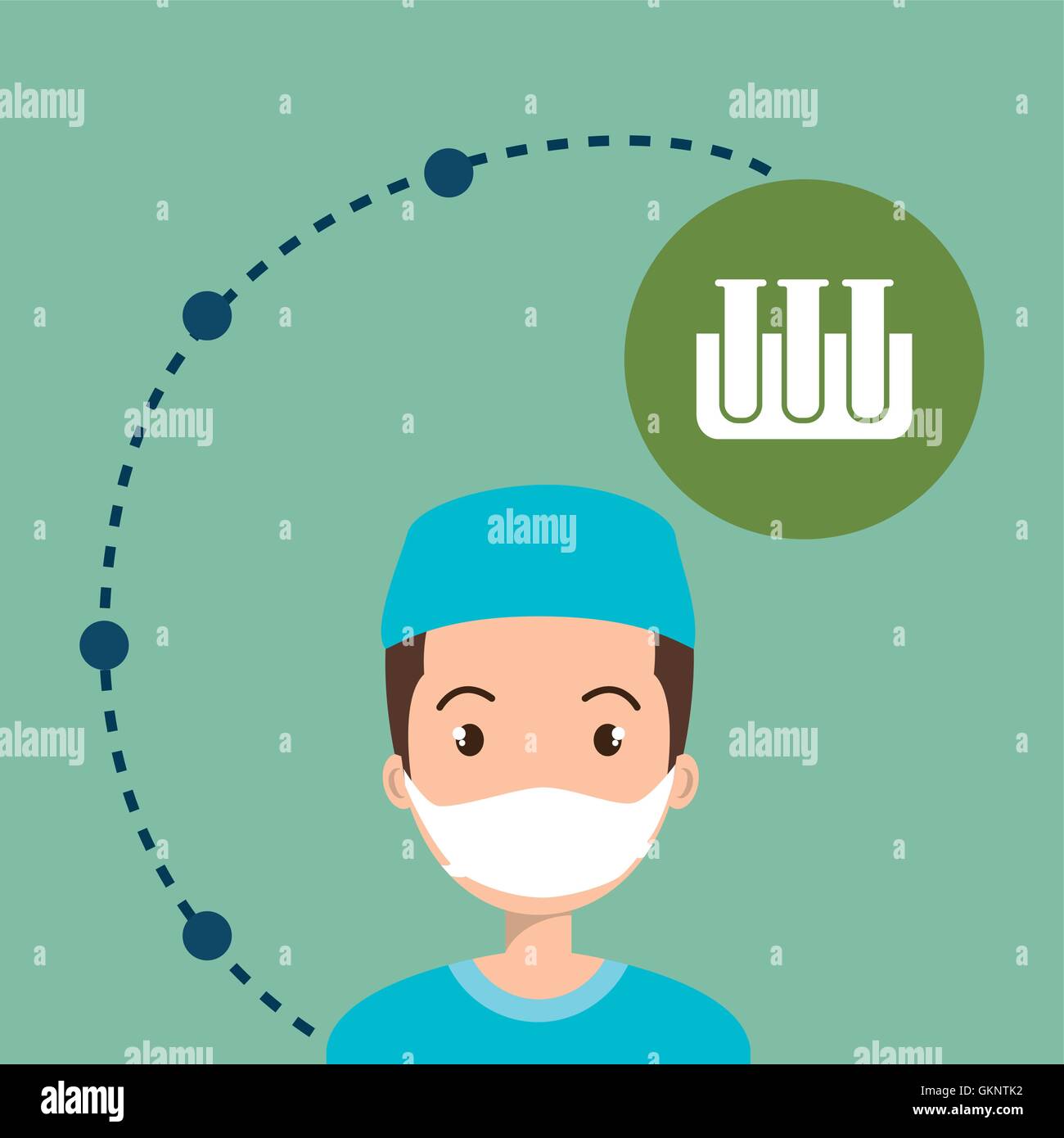 man staff medical service Stock Vector Image & Art - Alamy