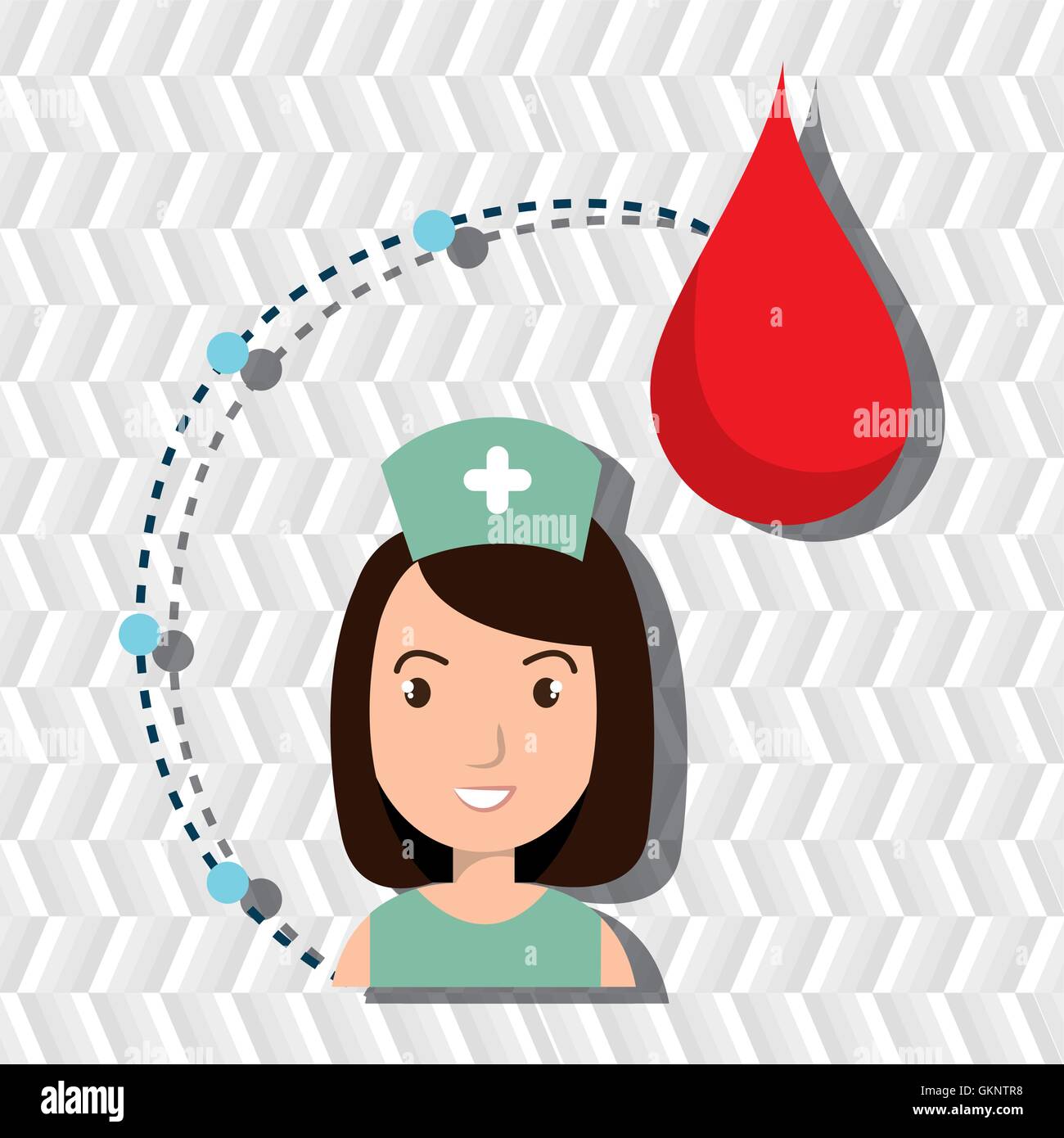 woman medical staff blood Stock Vector Image & Art - Alamy
