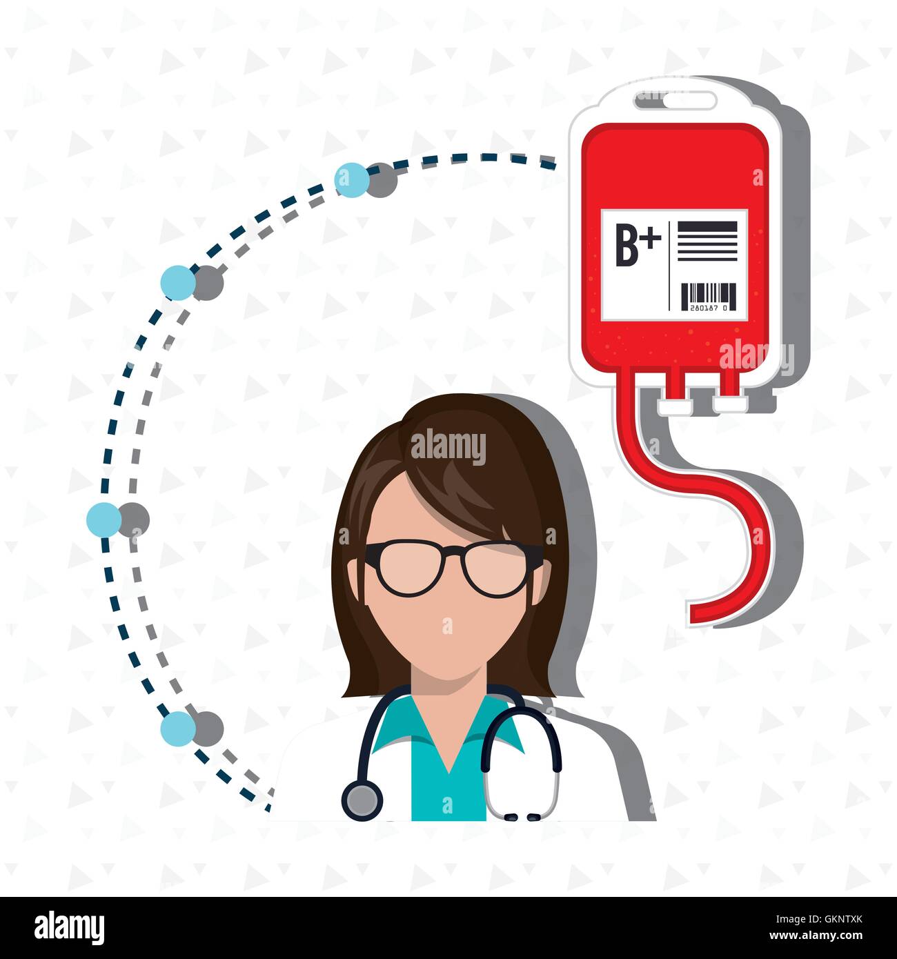 Blood donation staff Cut Out Stock Images & Pictures - Alamy