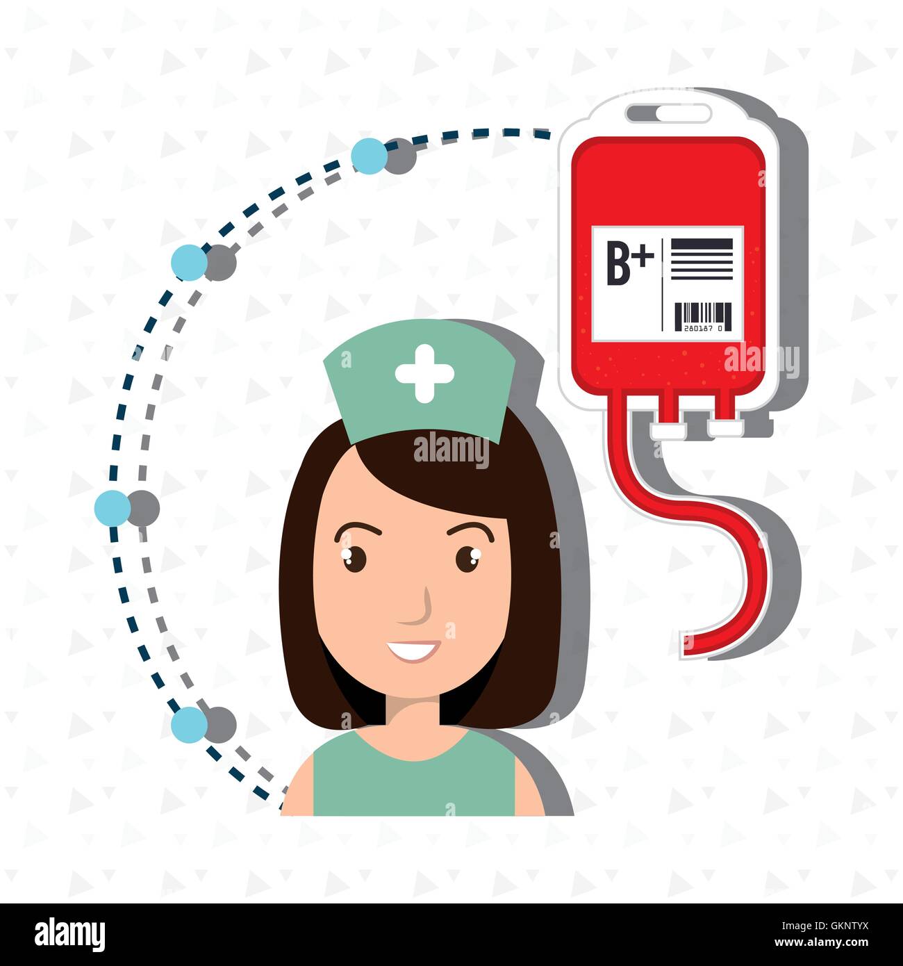 woman medical staff blood Stock Vector Image & Art - Alamy