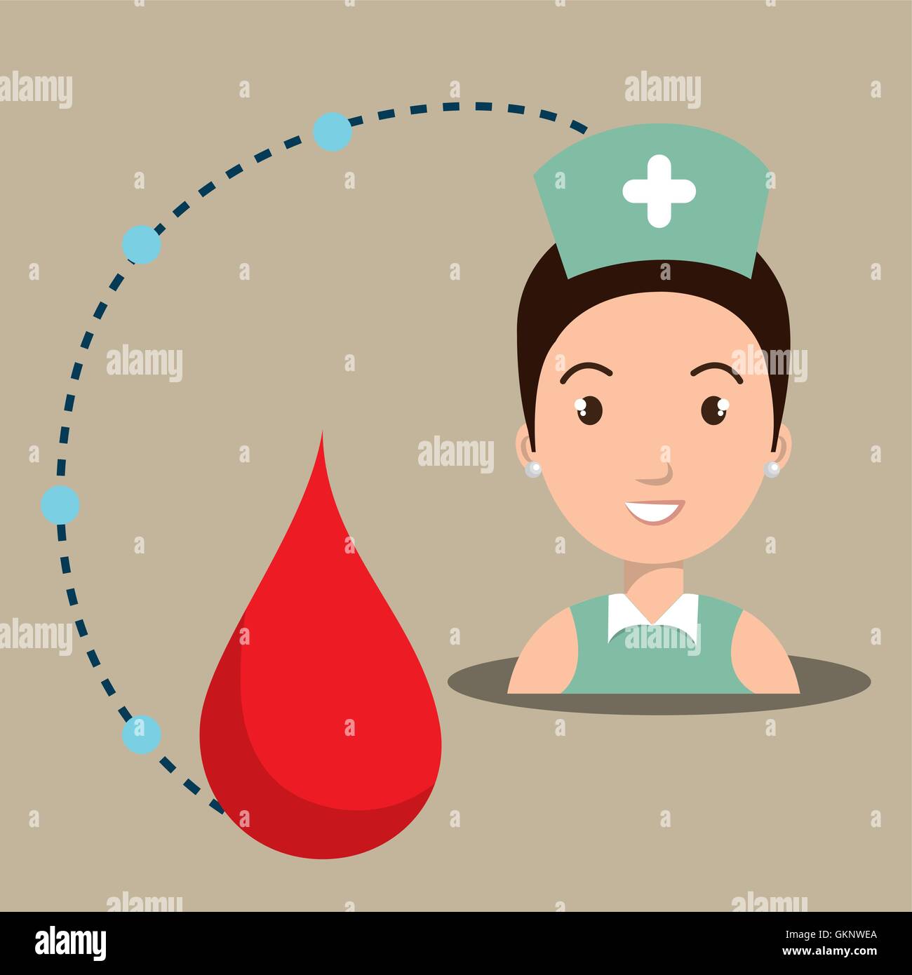 woman medical staff blood Stock Vector Image & Art - Alamy