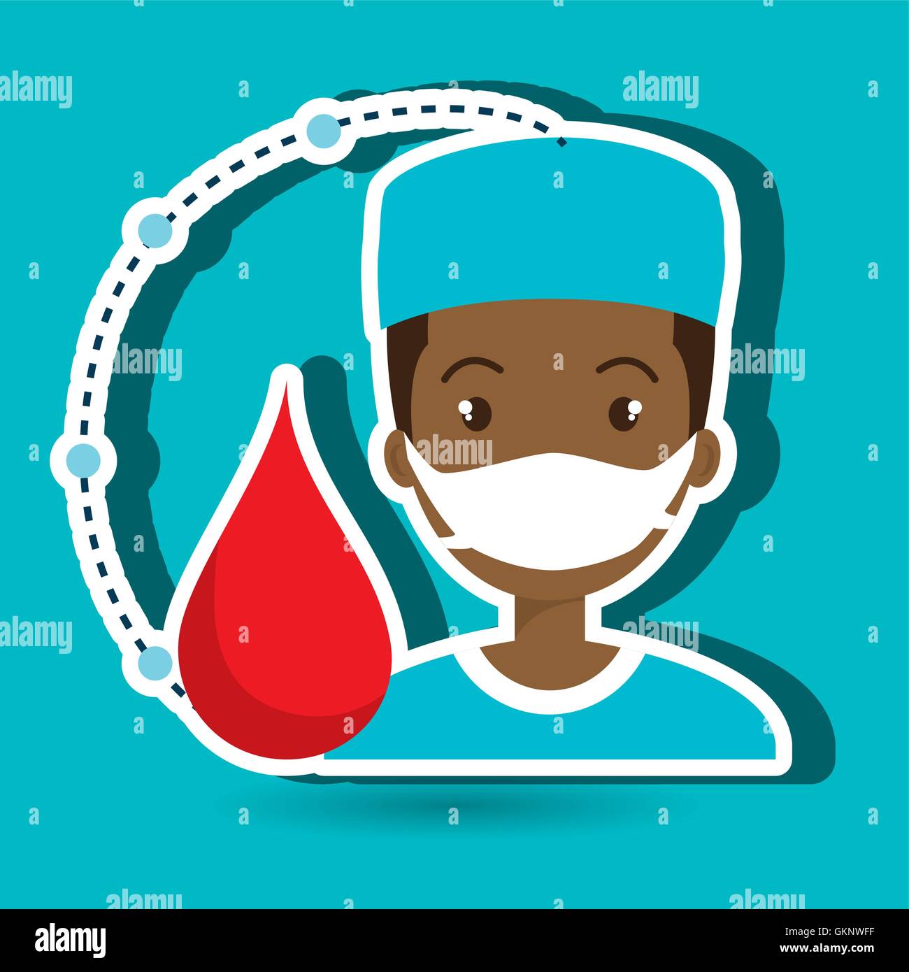 man staff medical service Stock Vector Image & Art - Alamy