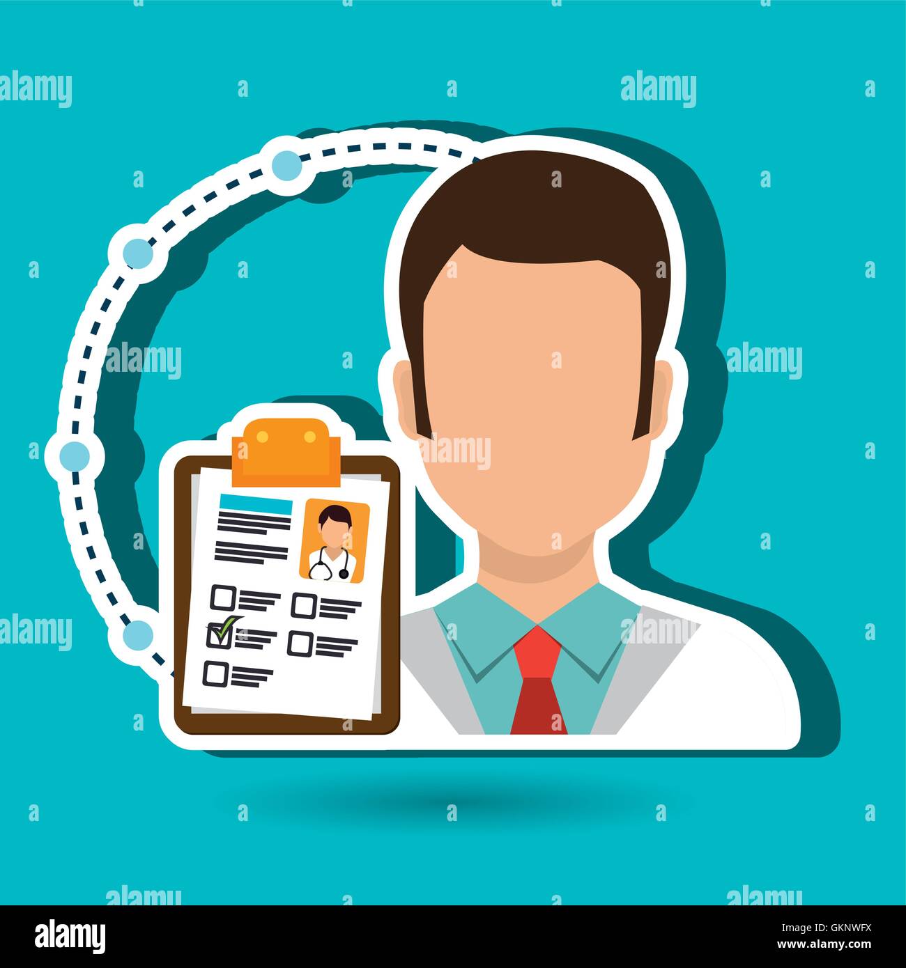 man staff medical service Stock Vector Image & Art - Alamy