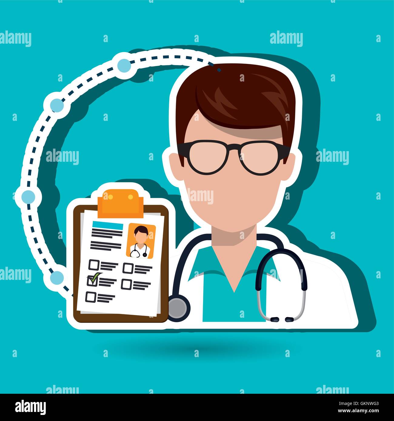 man staff medical service Stock Vector Image & Art - Alamy