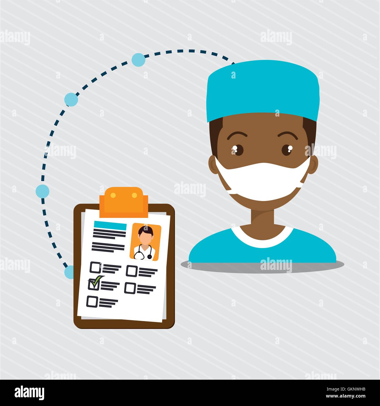 man staff medical service Stock Vector Image & Art - Alamy