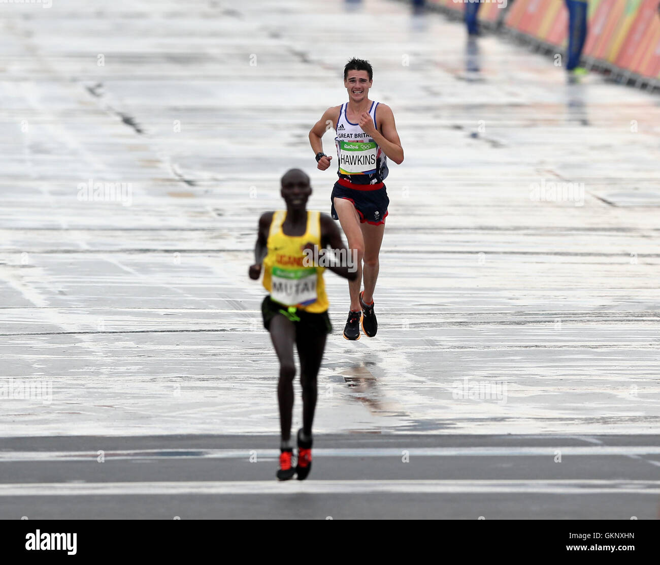 Great Britain's Callum Hawkins competes in the Men's Marathon at the ...