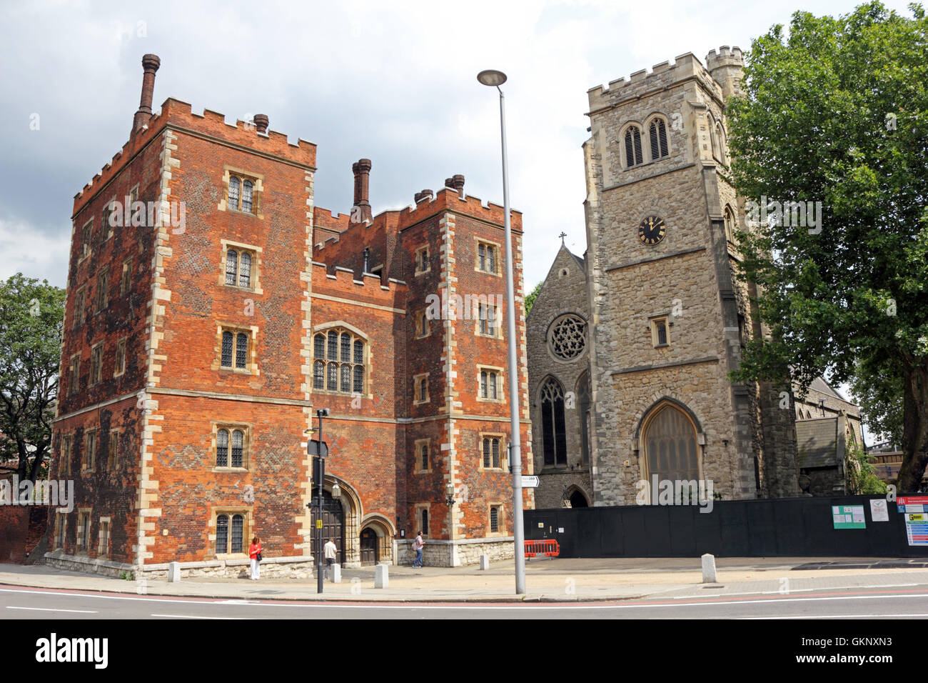 Lambeth Palace on Albert Embankment, London, England, UK Stock Photo ...