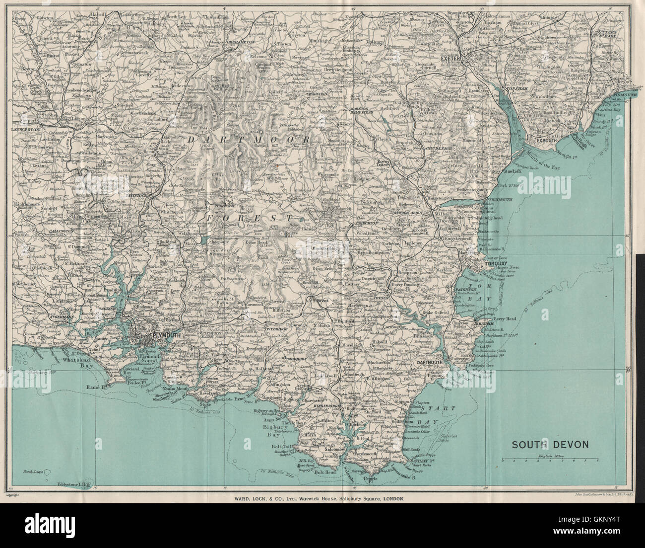 Map of brixham hi-res stock photography and images - Alamy